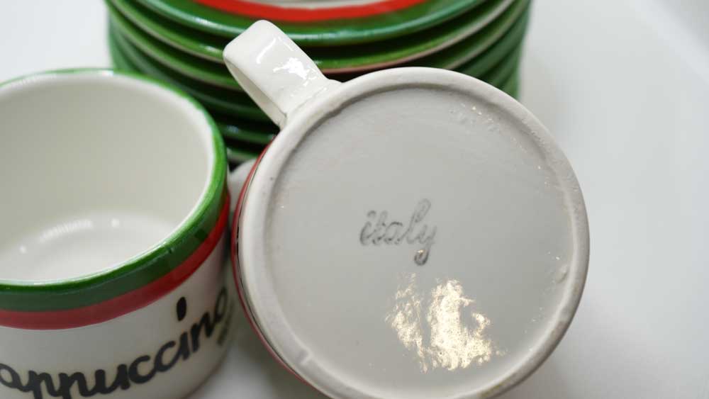 Pre-Loved - Cappucino Cups & Saucers - Baldelli Italia - The ...